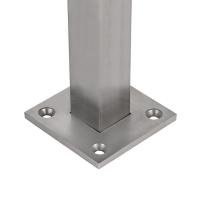 China 2023 Stainless steel balustrade square post railing square banister post for sale