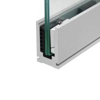 China 2023 Glass Railing Aluminum U Channel Base Glass Balustrade U Slot Shoe Base for sale
