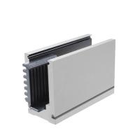 China 2023 Glass Railing Aluminum U Channel Base Glass Balustrade U Slot Shoe Base for sale