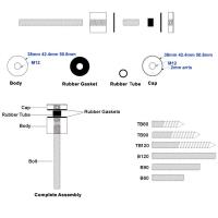 China 2023 Stainless Steel 304 316L Standoff Glass Railing Balustrade Standoff Screw for sale