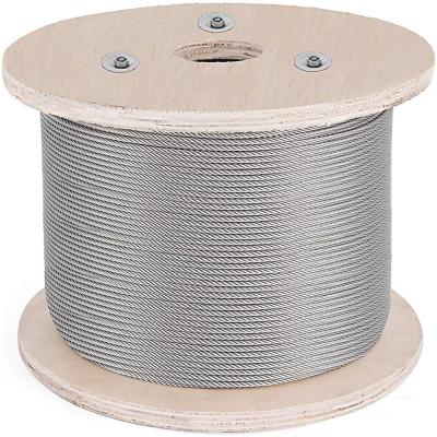 China 2023 Stainless Steel 304 316L Wire Railing Balustrade Fence Cable Rope for sale