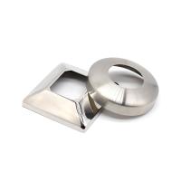 China Stainless Steel Deck Railing Balustrade Post Base Cover Manufacturer for sale