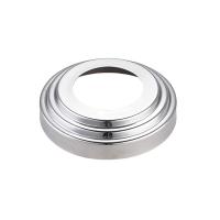 China Inox Metal Stainless Steel 304 316 Railing Base Cover And Balustrade Flange Cover For Balcony Terrace Banister for sale
