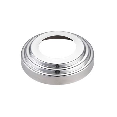 China Inox Metal Stainless Steel 304 316 Railing Base Cover And Balustrade Flange Cover For Balcony Terrace Banister for sale