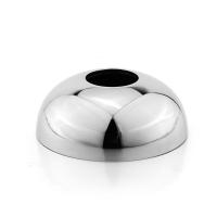China Inox Metal Stainless Steel 304 316 Railing Base Cover And Balustrade Flange Cover For Balcony Terrace Banister for sale