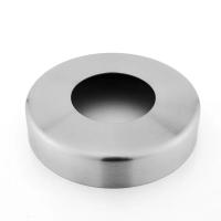 China Railing Accessories 304 316 Stainless Steel Pipe Cover Round End Cap Handrail Cover for sale