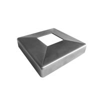 China Stainless Steel Stair Railing Square Seat Decorative Cover 316L Stainless Steel Base Cover Square for sale