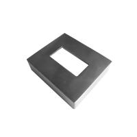 China Foshan Railing Fittings Factory Square 304 316 Stainless Steel Railing Fence Post Base Cover for sale