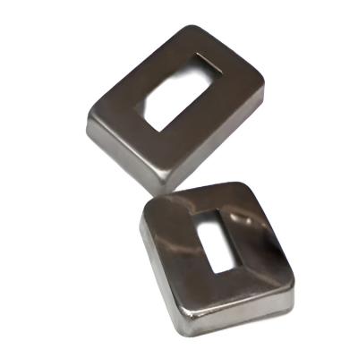 China Custom Railing Cover,Pipe Base Cover,Decoration Floor Post Tube Square  Handrail Base Plate Cove for sale