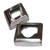 China Ss304 Ss316 Decorative Handrail Railing Square Base Cover For Balustrade for sale
