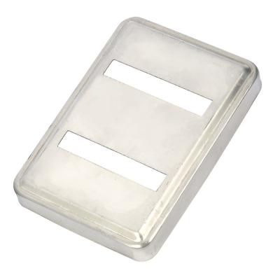 China Stainless Steel Lightsaber Parts Column Glass Clip Square Base Cover Plate 3D Printing Service for sale