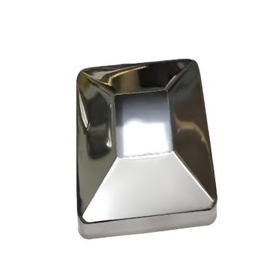 China Guardrail Floor Mounted Banister Square Pool Fence Glass Fence Base Cover for sale