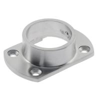 China Round Stainless Steel Flange 316 304 Handrail Wall Mount Base Flange for sale