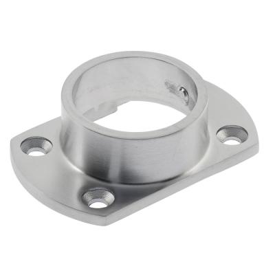 China 1 inch 316 Marine Grade Top Handrail Wall Mount Flange Base for sale