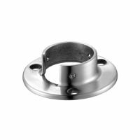 China 1 inch 316 Marine Grade Top Handrail Wall Mount Flange Base for sale