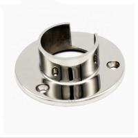 China Round Tube Handrail Flange Porch Railing Wall Mount Flange Base for sale