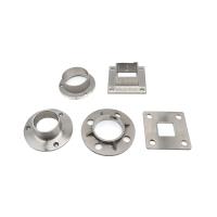 China Round Tube Handrail Flange Porch Railing Wall Mount Flange Base for sale