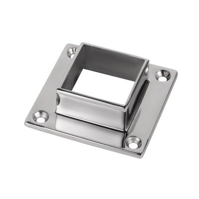 China High Quality And Full Specification Refer Stainless Steel  Railing Square Flange for sale