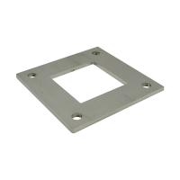 China China Supplier Industrial customized exhaust stainless steel Balustrade Post square flange for sale