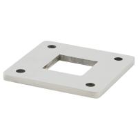 China China Supplier Industrial customized exhaust stainless steel Balustrade Post square flange for sale