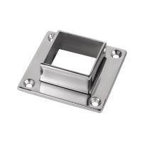 China China Supplier Industrial customized exhaust stainless steel Balustrade Post square flange for sale