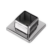 China China Supplier Industrial customized exhaust stainless steel Balustrade Post square flange for sale