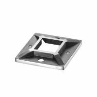 China China Supplier Industrial customized exhaust stainless steel Balustrade Post square flange for sale