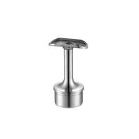 China Satin Nickel Finish Stair Railing Fittings Fence Handrail Holder Balusters Bracket Support for sale