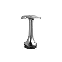 China Satin Nickel Finish Stair Railing Fittings Fence Handrail Holder Balusters Bracket Support for sale