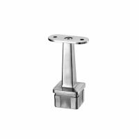 China Stair Railing Fittings 304 316 Polished Stainless Steel Balustrade Bracket Handrail Brackets for sale