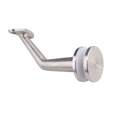 China Custom Glass Railing Handrail Support Bracket Hardware 45 Degree Adjustable Handrail Support Fittings for sale
