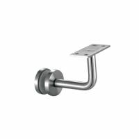 China Custom Glass Railing Handrail Support Bracket Hardware 45 Degree Adjustable Handrail Support Fittings for sale