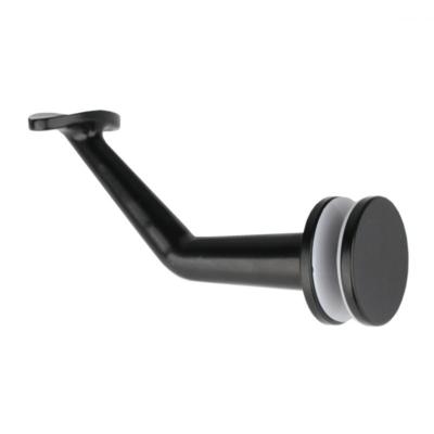 China Glass Stair Brackets Brushed Steel Handrail Brackets Glass Railing Handrail Brackets for sale
