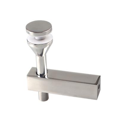 China Glass Railing Balustrade Handrail Holder Stainless Steel Glass Mounted Handrail Brackets for sale