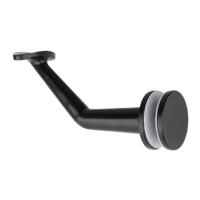 China Glass Railing Balustrade Handrail Holder Stainless Steel Glass Mounted Handrail Brackets for sale