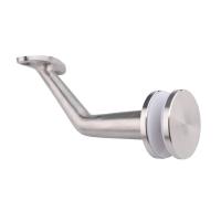 China Glass Stair Railing Handrail Pipe Holder Support Mounting Stainless Steel Handrail Adjustable Brackets for sale