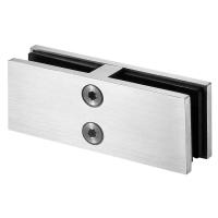 China Railing Glass to Glass Clamp Stainless Steel 304 Bracket Glass Balustrade Pool Fence Clamp for sale