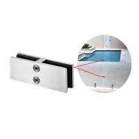 China Railing Glass to Glass Clamp Stainless Steel 304 Bracket Glass Balustrade Pool Fence Clamp for sale