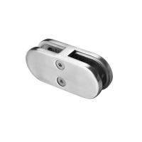 China Railing Glass Clamp Clips Fittings Stainless Steel Railing Glass Panel Pillar Clamps for sale