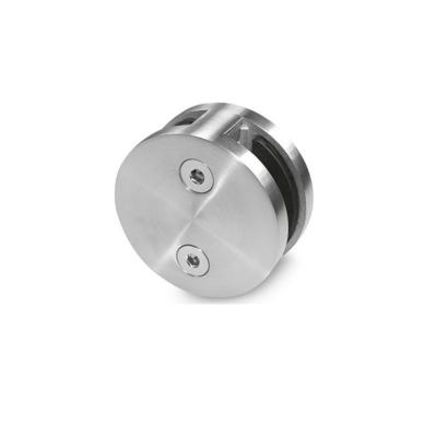 China Stainless Steel Glass Bracket For 8-12Mm Glass Balustrade Handrail Railing Glass Clamp for sale