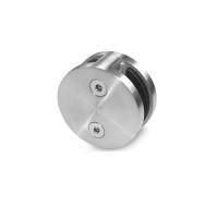China Railing Balustrade Handrail Post Glass Fittings Bracket Stainless Steel Glass Clamp for sale
