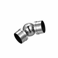 China 180 Degree Railing Handrail Connector Adjustable Railing Balustrade Corner Angle Elbow Connector for sale
