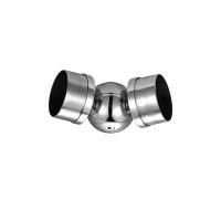 China 180 Degree Railing Handrail Connector Adjustable Railing Balustrade Corner Angle Elbow Connector for sale