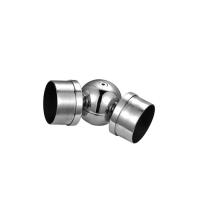 China 180 Degree Railing Handrail Connector Adjustable Railing Balustrade Corner Angle Elbow Connector for sale