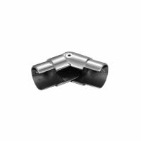China 135 Degree Railing Handrail Connector Stainless Steel Balustrade Angle Elbow Connector for sale