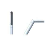 China 135 Degree Railing Handrail Connector Stainless Steel Balustrade Angle Elbow Connector for sale