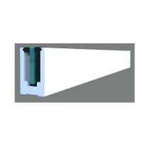 China Frameless Aluminum U Channel Glass Railing Shoe Base Anodic Oxidation Aluminum U Channel Base for sale