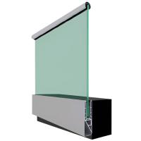 China Outdoor Metal Aluminium Shape For Frameless Balcony U Channel Aluminum Glass Railing for sale
