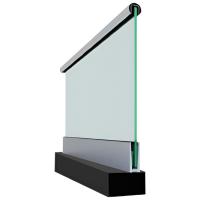 China Outdoor Metal Aluminium Shape For Frameless Balcony U Channel Aluminum Glass Railing for sale
