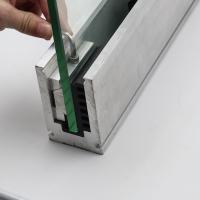 China Aluminium Security Balustrades Hardware Aluminum Metal Frameless Profile U Channel Clamp Glass Railing for sale